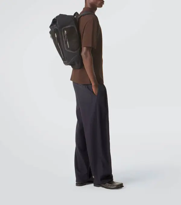 Loewe Flex Canvas And Suede Backpack