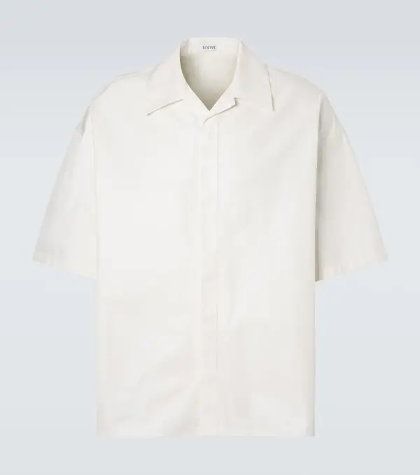 Loewe Cotton Twill Shirt - White