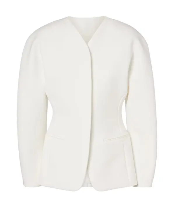 Jacquemus Ovalo Jacket - White