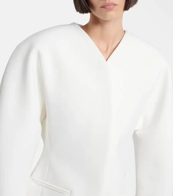 Jacquemus Ovalo Jacket - White