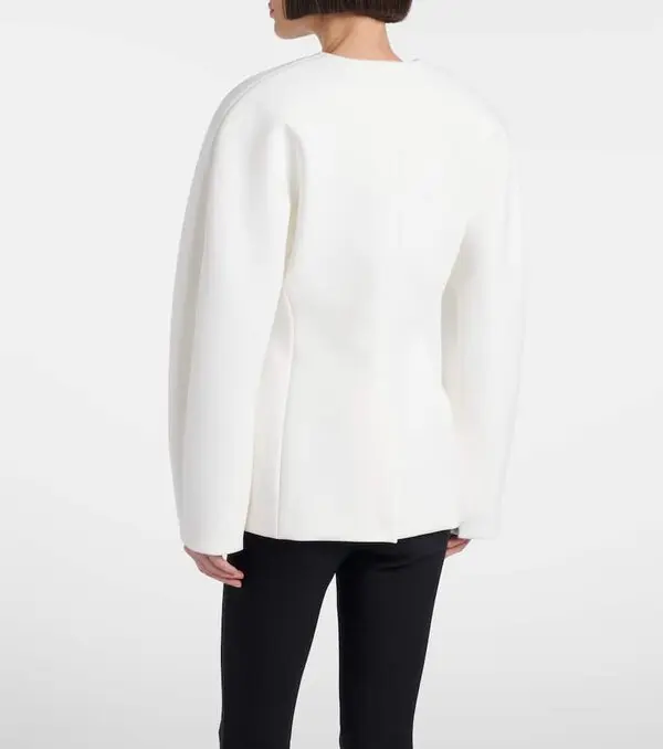 Jacquemus Ovalo Jacket - White