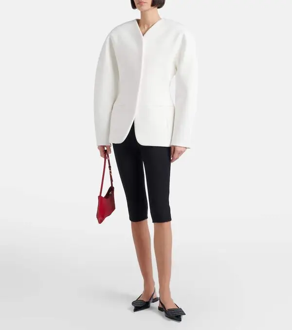 Jacquemus Ovalo Jacket - White