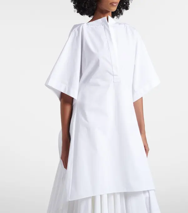 Jacquemus Moisson Cotton Poplin Top - White