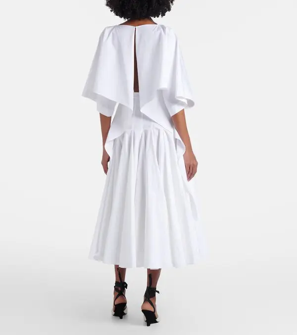 Jacquemus Moisson Cotton Poplin Top - White
