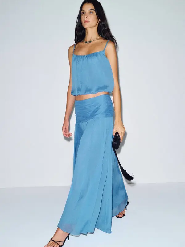 REFORMATION Astrid Two Piece Set - Blue