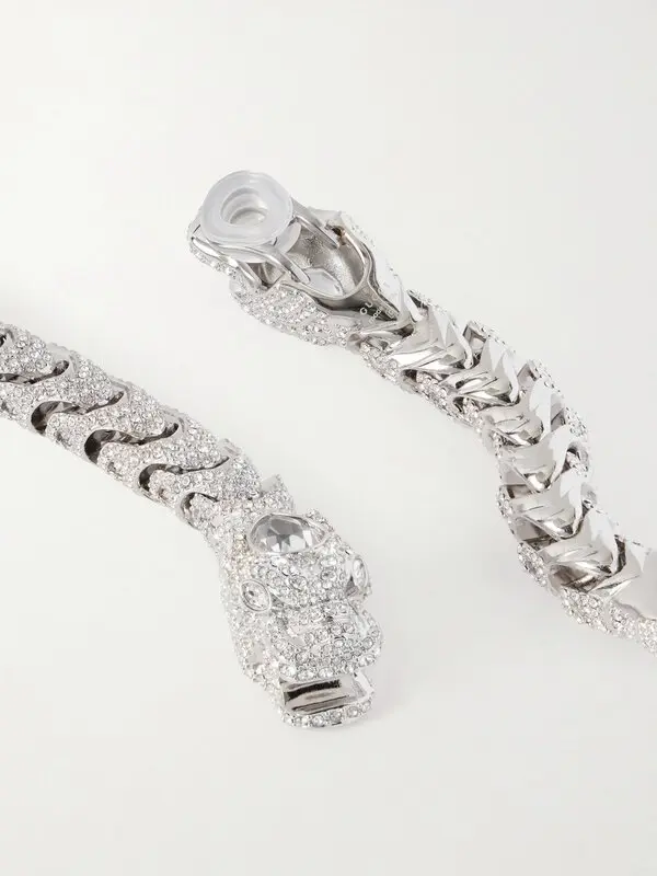 Gucci Dionysus Crystal Earrings - Silver