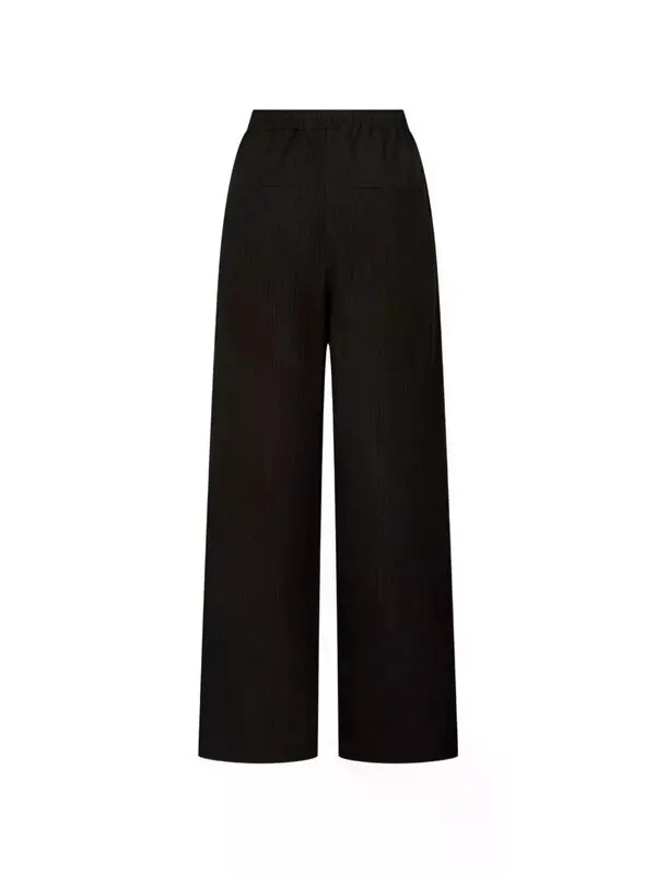 STUDIO TOMBOY Drawstring Cotton Trousers - Black
