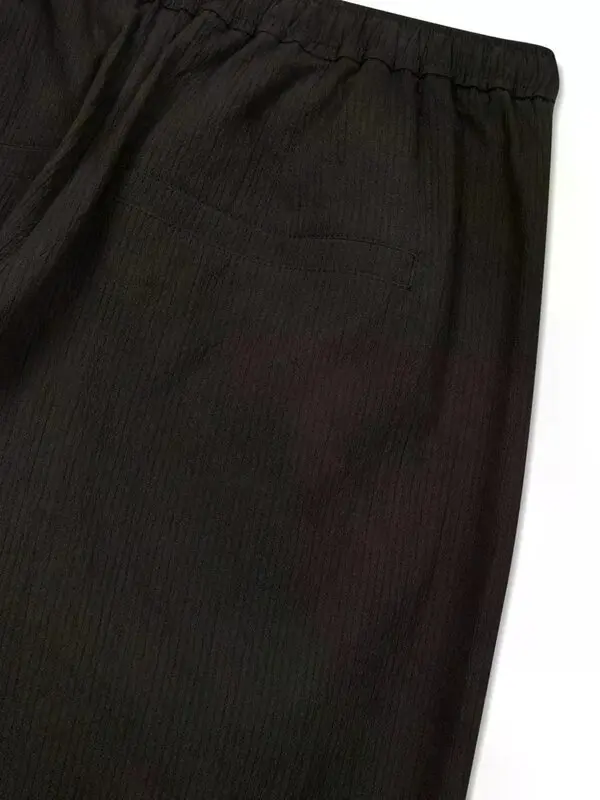 STUDIO TOMBOY Drawstring Cotton Trousers - Black