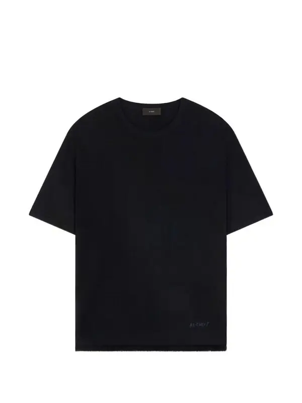 Alanui Fringed Embroidered T-shirt - Blue