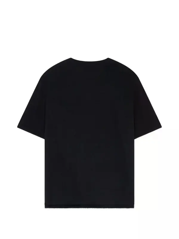 Alanui Fringed Embroidered T-shirt - Blue