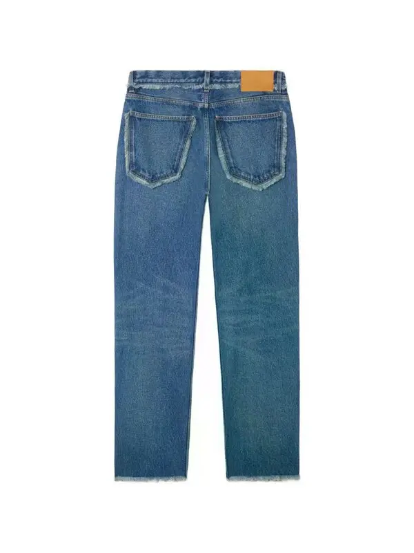Alanui Fringed Straight Jeans