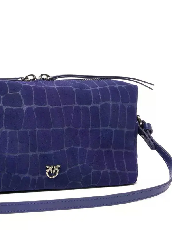 Pinko Embossed Logo Shoulder Bag