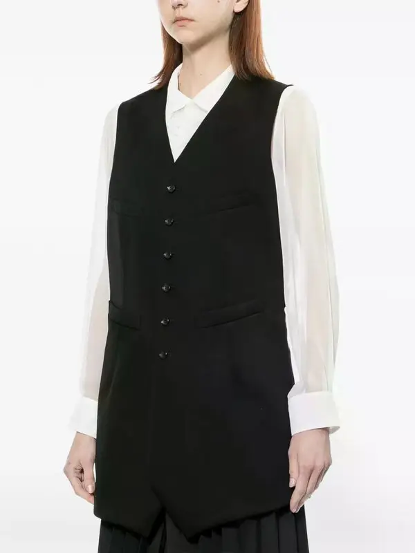 Comme Des Garçons Button Vest Coat