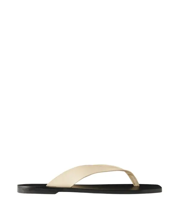 A.emery Kinto Leather Flip Flops - Off-white