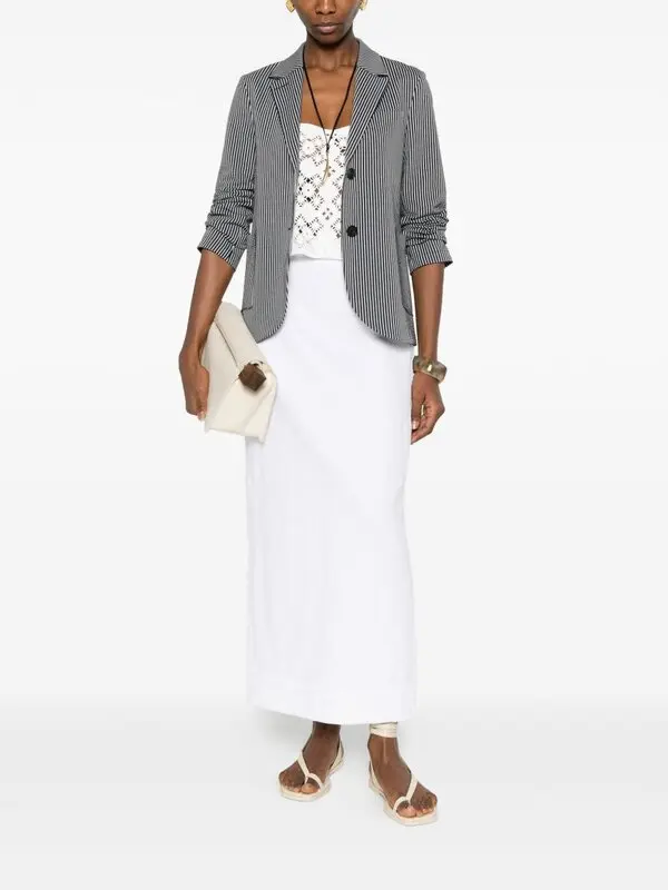 Harris Wharf London Cotton-blend Striped Blazer