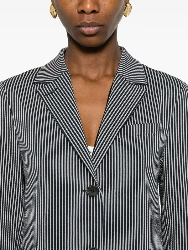 Harris Wharf London Cotton-blend Striped Blazer