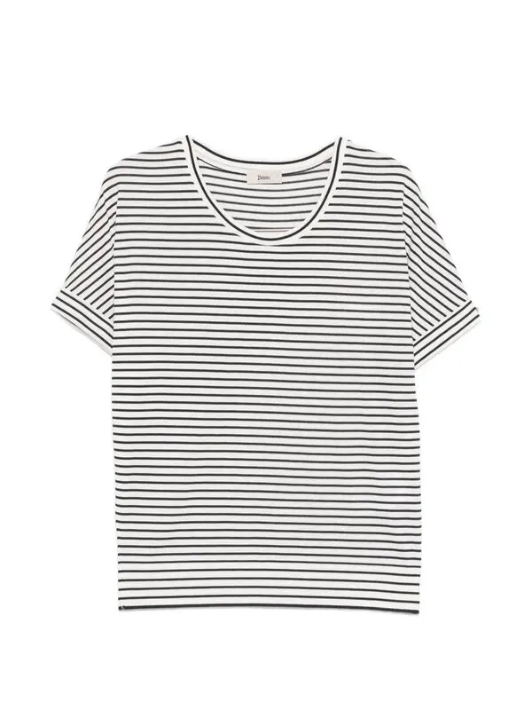 Herno Cotton Striped T-shirt