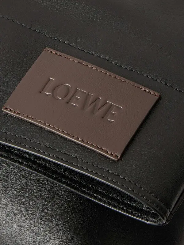 Loewe Logo-appliquéd Leather Tote Bag