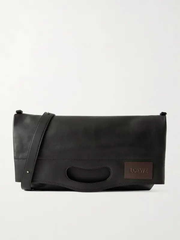 Loewe Bobby Leather Tote - Black