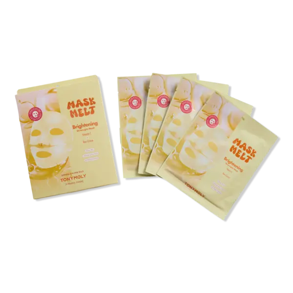 TONYMOLY Mask Melt Vitamin C + Rice Overnight Hydrogel Mask - One-color