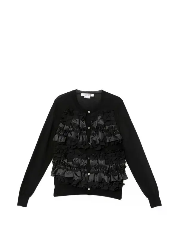Comme Des Garçons Ruffled Cardigan