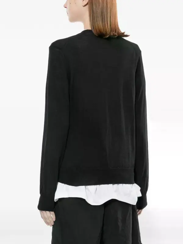 Comme Des Garçons Ruffled Cardigan