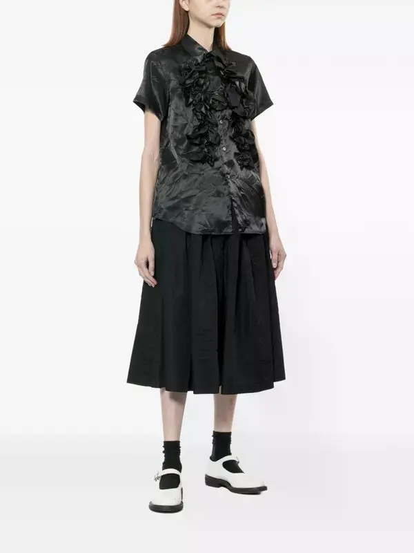 Comme Des Garçons Floral Detail Shirt