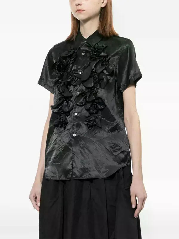 Comme Des Garçons Floral Detail Shirt