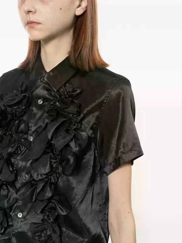 Comme Des Garçons Floral Detail Shirt