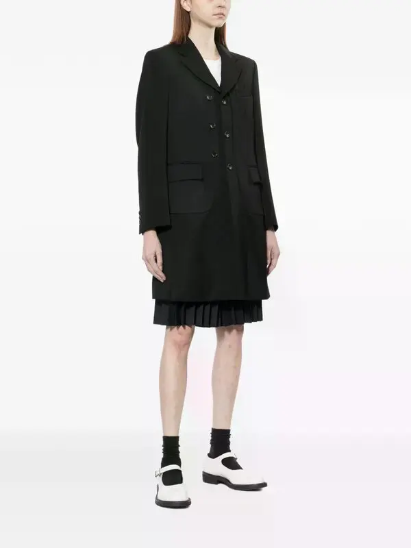 Comme Des Garçons Single-breasted Coat