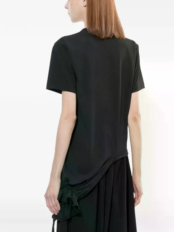 Comme Des Garçons Gathered T-shirt - Black