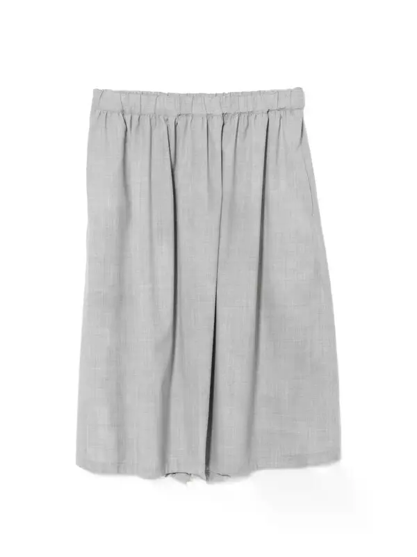 Comme Des Garçons Drawstring Pleated Skirt - Grey