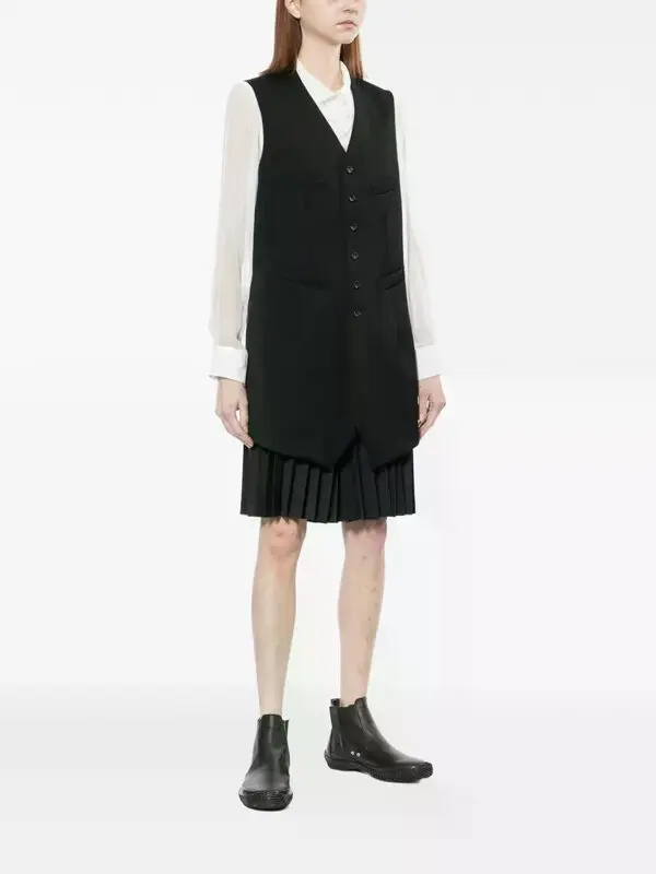 Comme Des Garçons Button Vest Coat