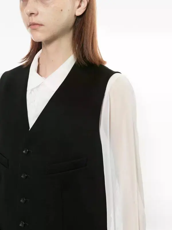Comme Des Garçons Button Vest Coat