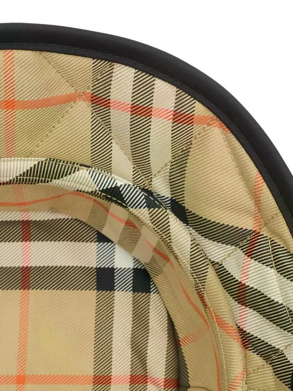 Burberry Quilted Bucket Hat - Black