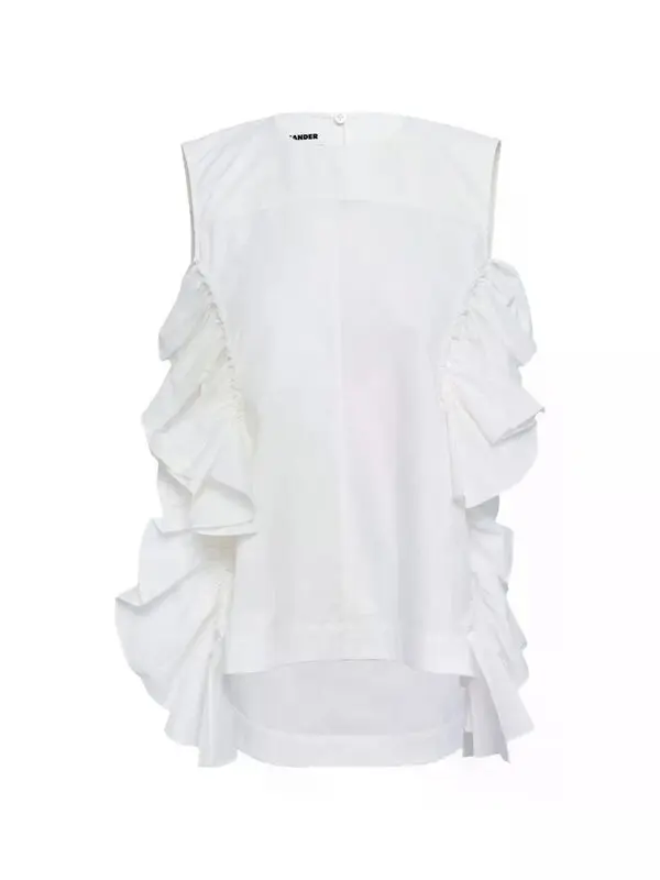 JIL SANDER Ruffled Top