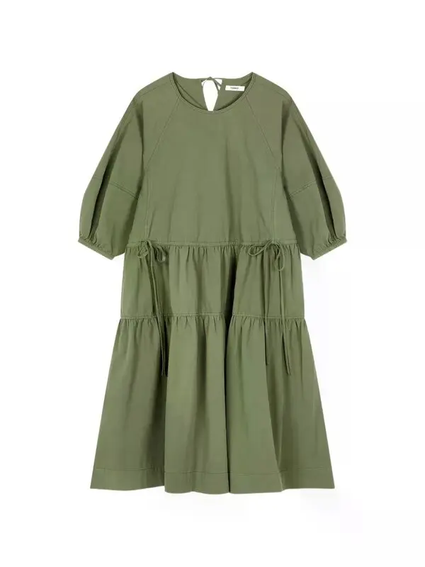 STUDIO TOMBOY Drawstring Detail Dress - Green