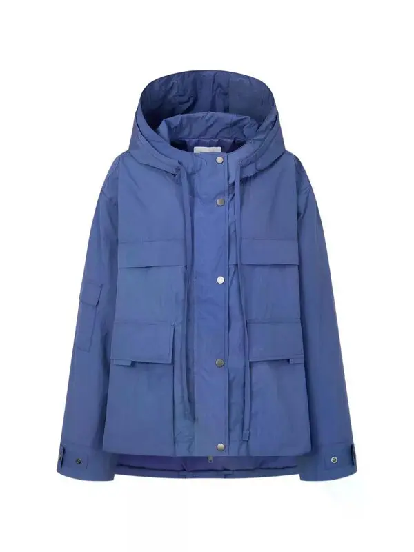 STUDIO TOMBOY Hooded Utility Jacket - Blue