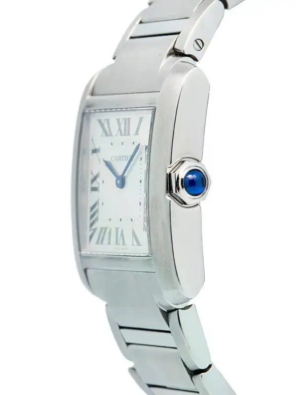 CARTIER 20mm Tank Française - White