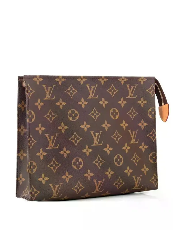 LOUIS VUITTON Toiletry Pouch Monogram Canvas 26 Clutch Bag - Brown