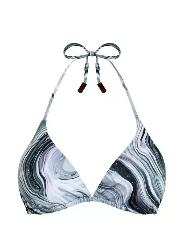 Vilebrequin Marble Triangle-cup Bikini Top - White