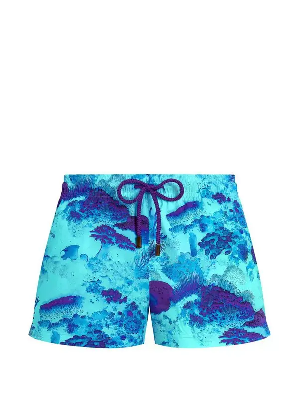Vilebrequin Coral Reef Swim Shorts - Blue