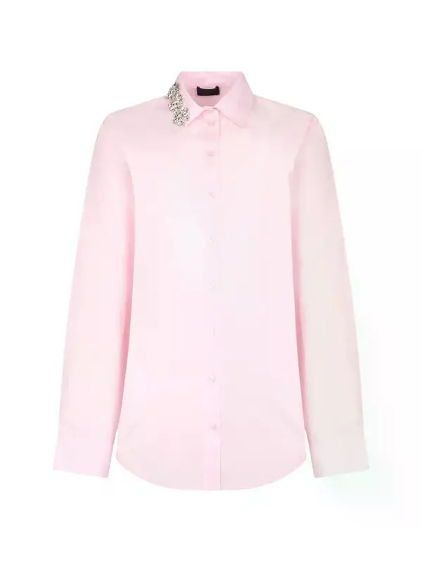 Liu Jo Crystal-embellished Shirt - Pink