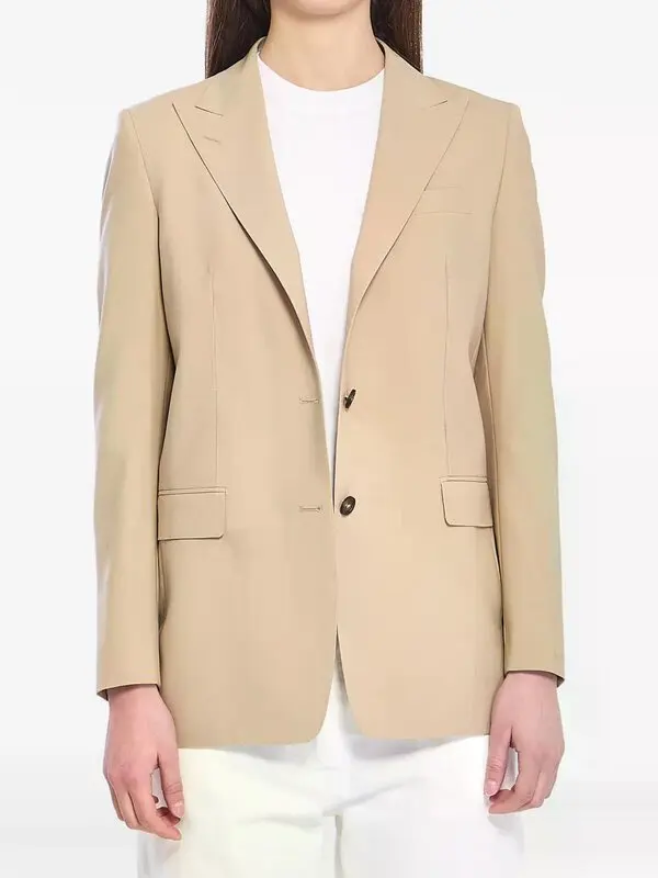 Tagliatore Peak-lapel Single-breasted Blazer