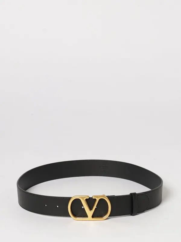 Valentino Garavani Leather Belt - Black
