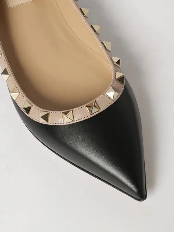 Valentino Garavani Studded Ballet Flats - Black