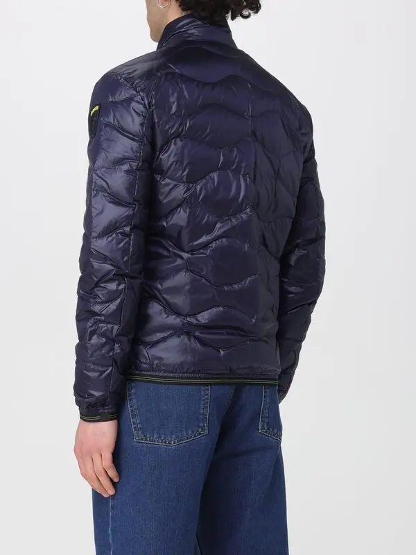 BLAUER. Padded Nylon Down Jacket - Blue