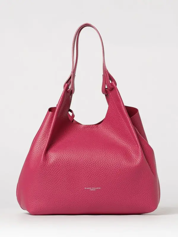 GIANNI CHIARINI Leather Shoulder Bag - Red