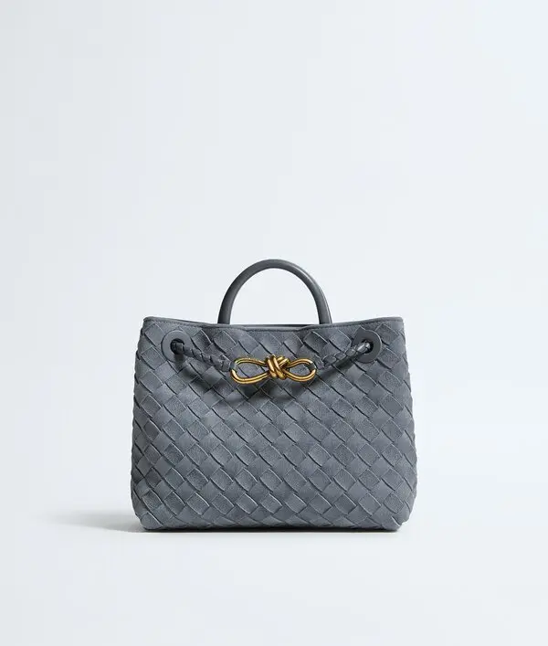 BOTTEGA  VENETA Small Intrecciato Andiamo Top Handle Bag