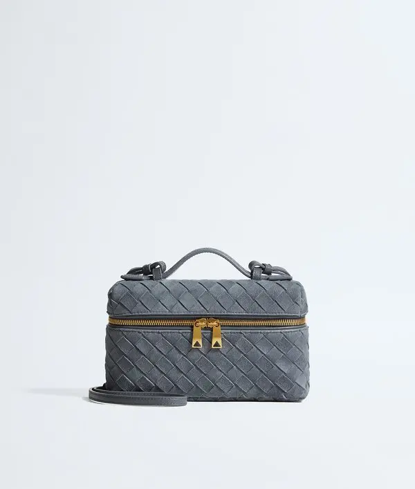 BOTTEGA  VENETA Intrecciato Suede Vanity Case